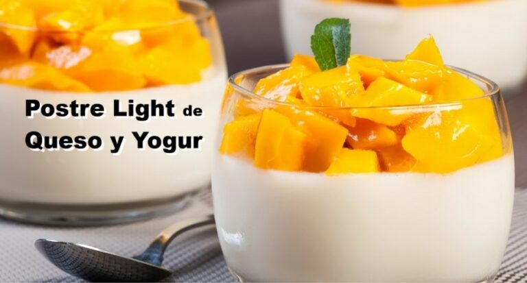 Postre Light de Queso y Yogur